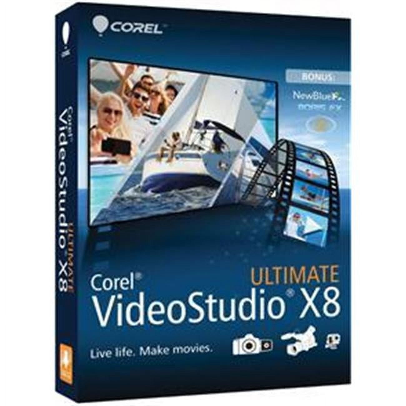 Corel VSPRX8ULMLMBAM VideoStudio Professional X8 Ultimate ML Mini-Box ...