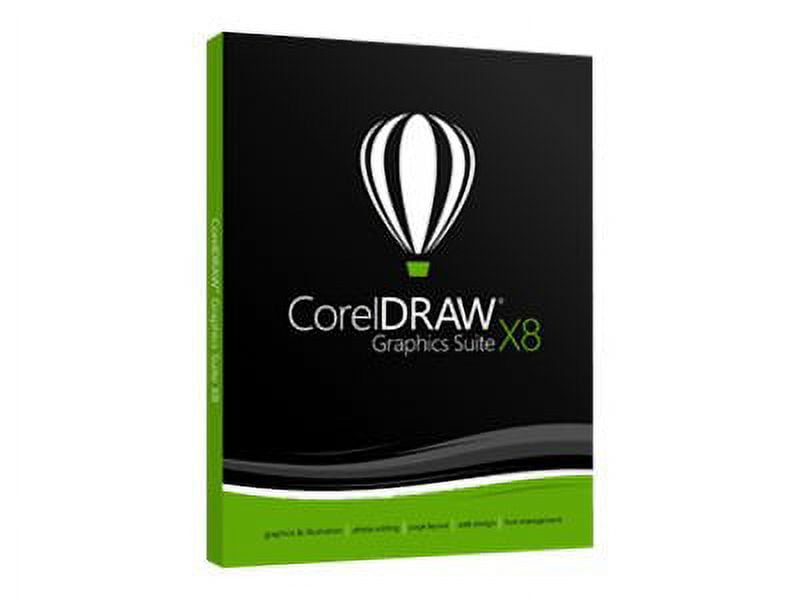 CorelDRAW Graphics Suite X8 - Box pack - 1 user - DVD - Win - English ...