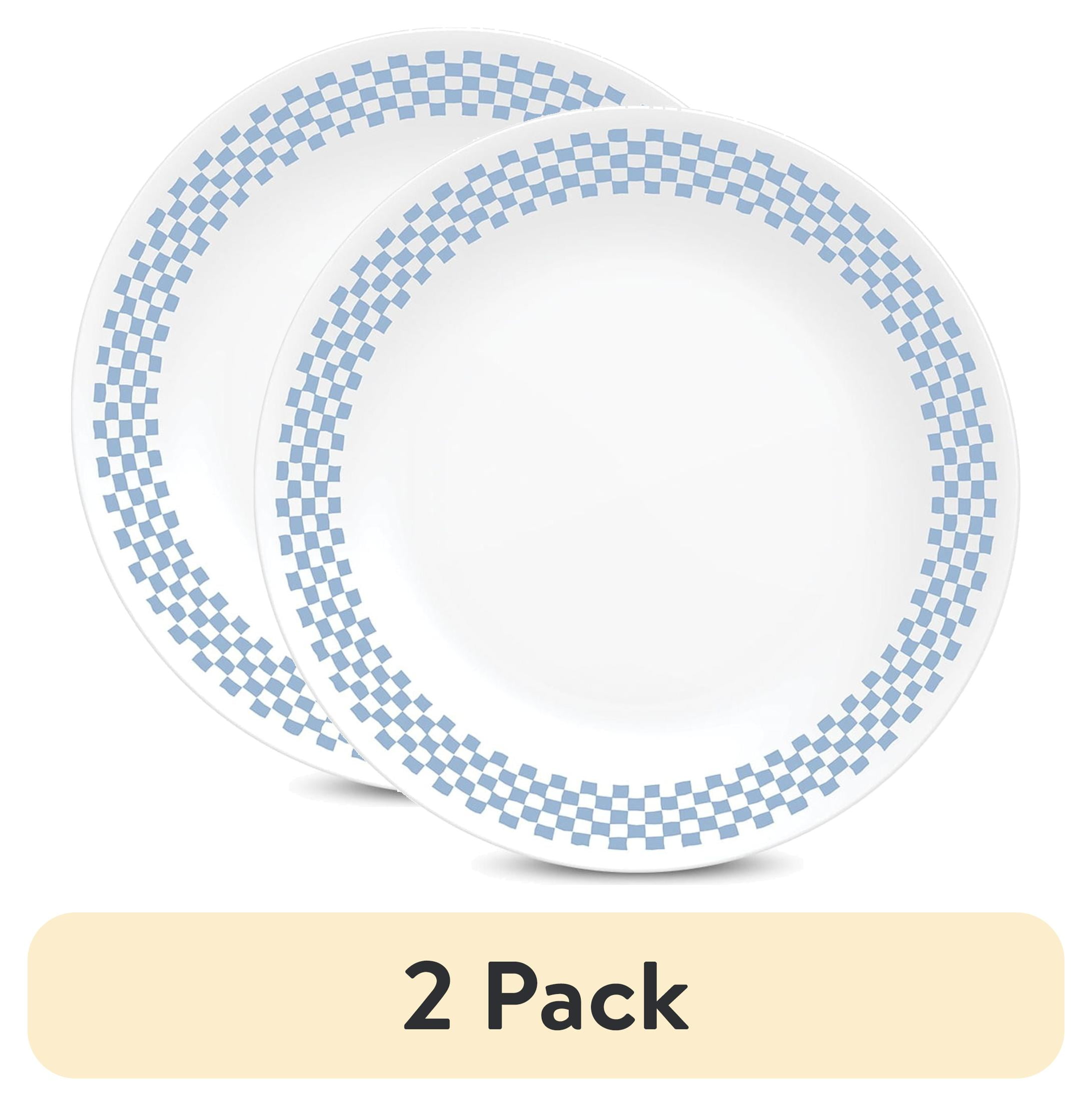 (2 pack) Corelle Amelia 10.25" Glass Dinner Plate - Walmart.com