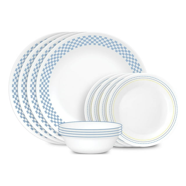 Corelle Amelia 12-Pc Dinnerware Set, Serves 4 - Walmart.com