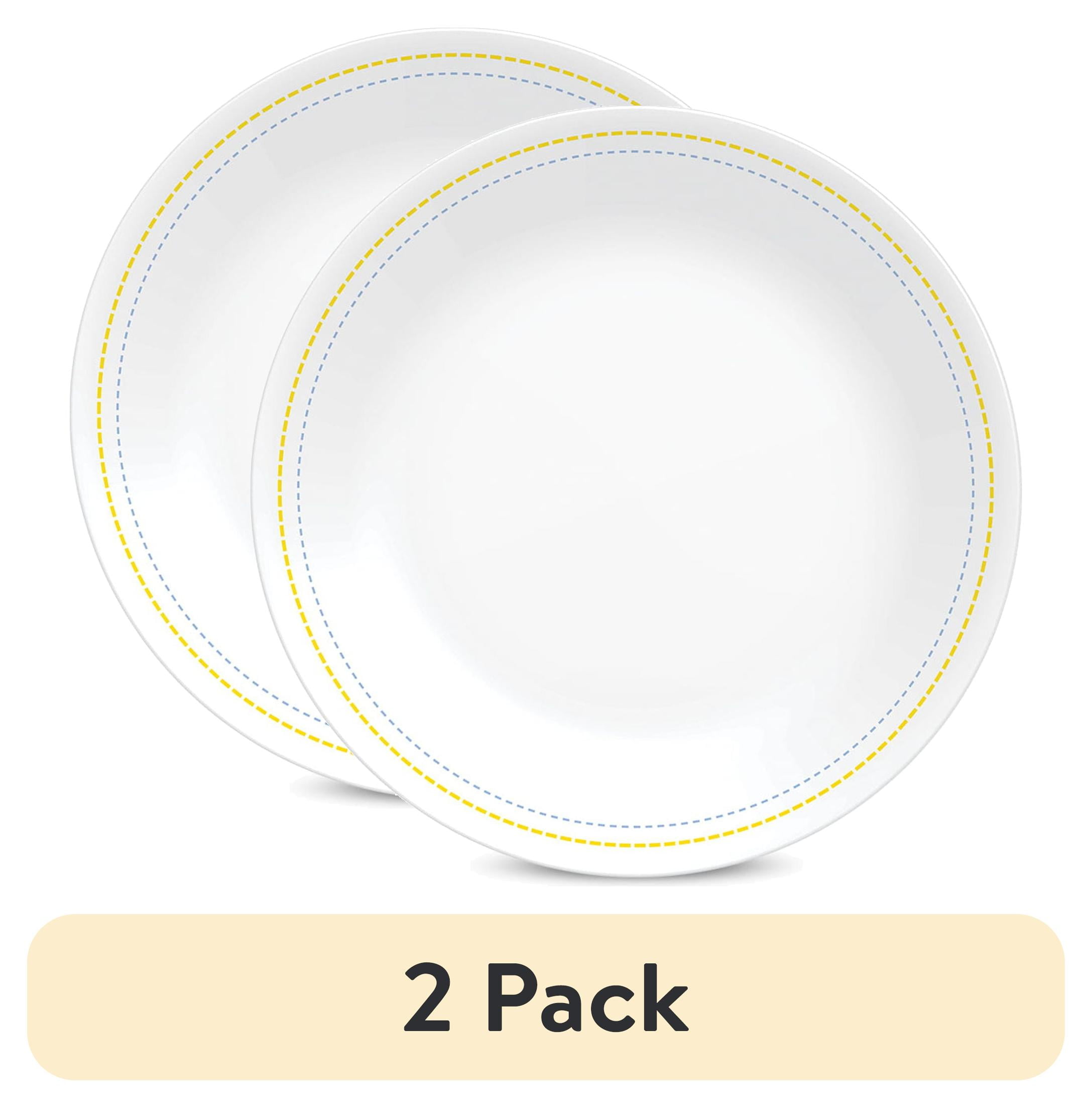 (2 pack) Corelle Amelia 8.5" Glass Salad Plate - Walmart.com