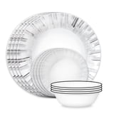 Corelle Arica 12-Piece Glass Dinnerware Set (Service for 4) - Walmart.com
