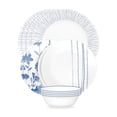 Corelle Botanical Stripes 12-piece Dinnerware Set (Service for 4 ...