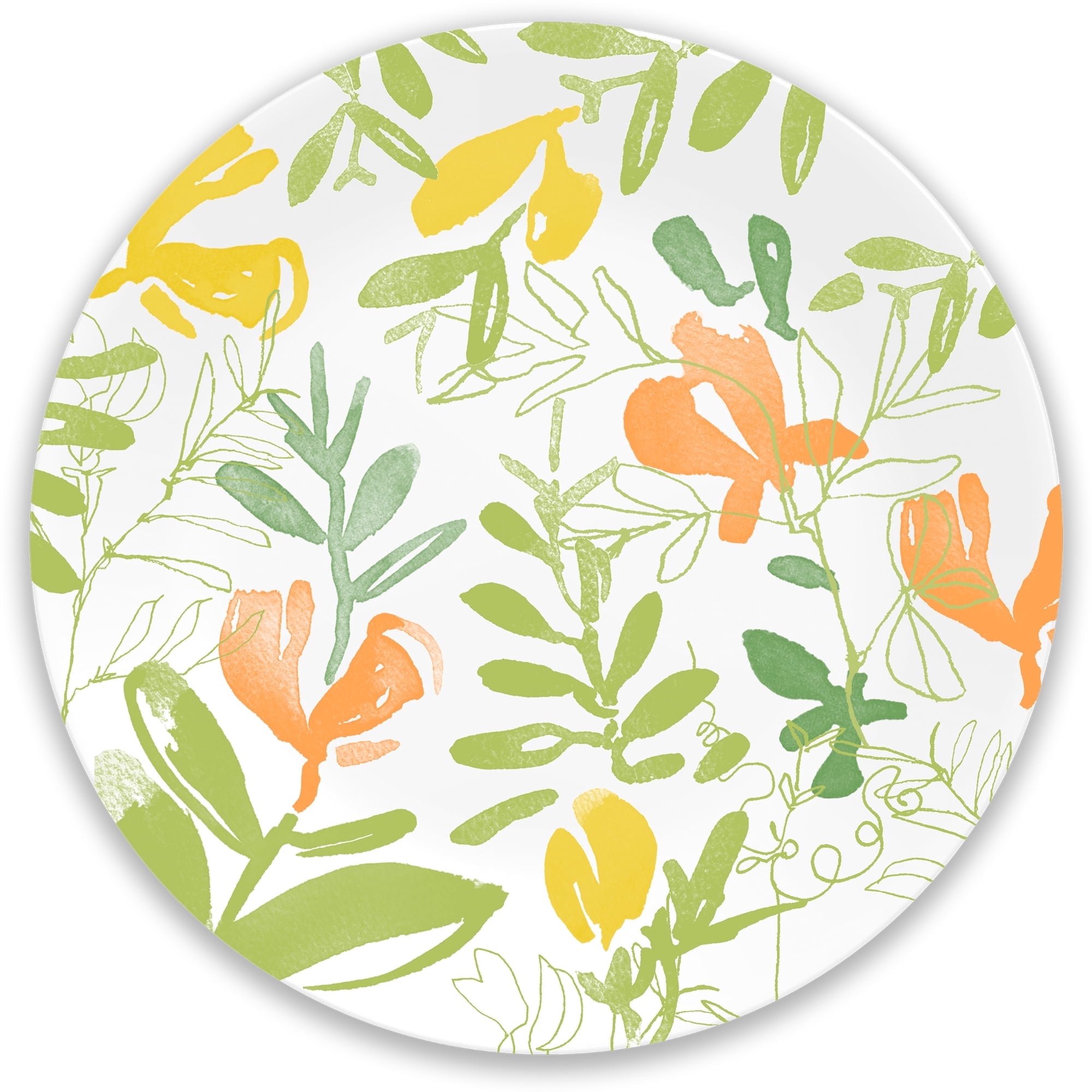 Corelle Contemporary Fruits 8.5" Glass Salad Plate (Set of 4) - Walmart.com