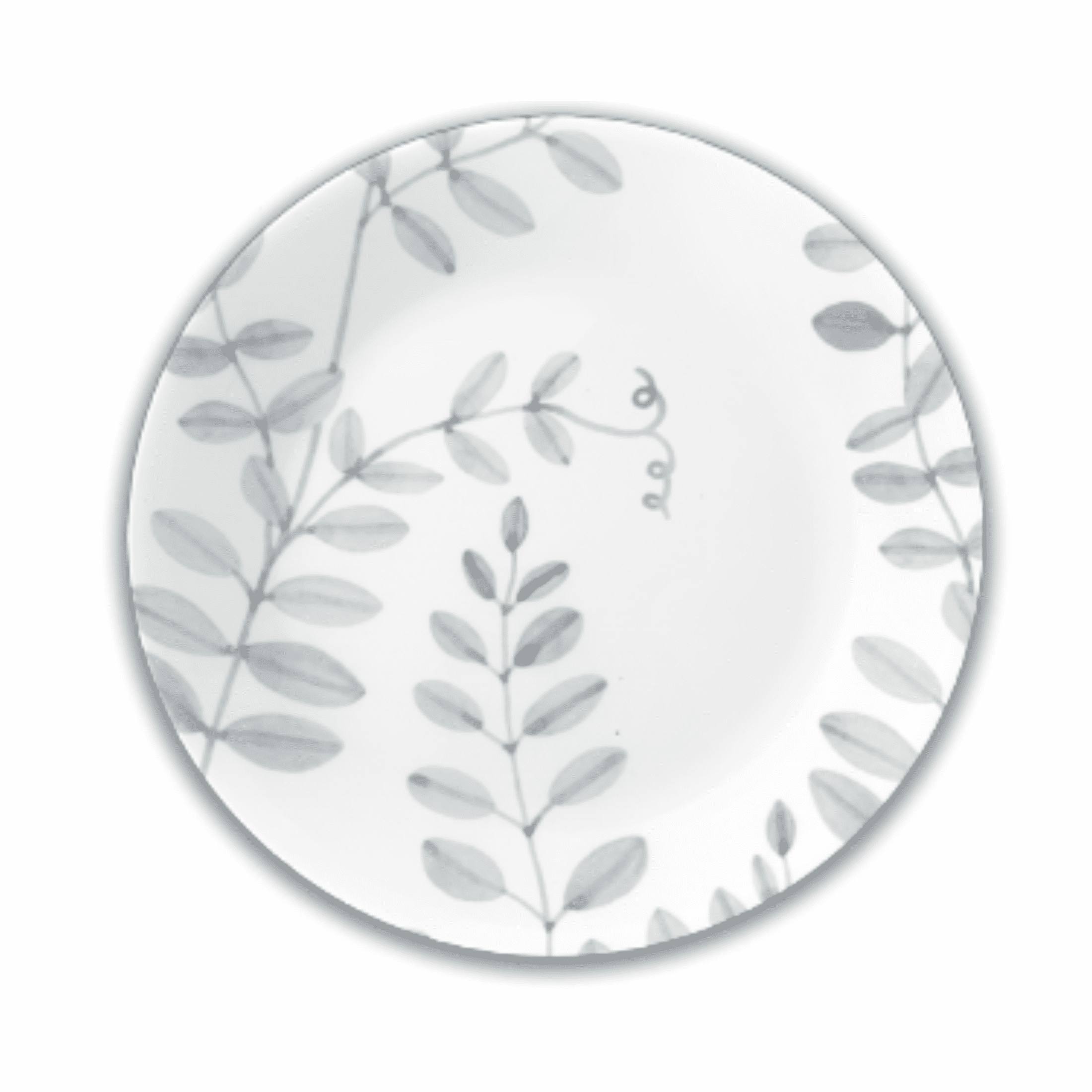 Corelle Flowing Fern 8.5" Glass Salad Plate - Walmart.com