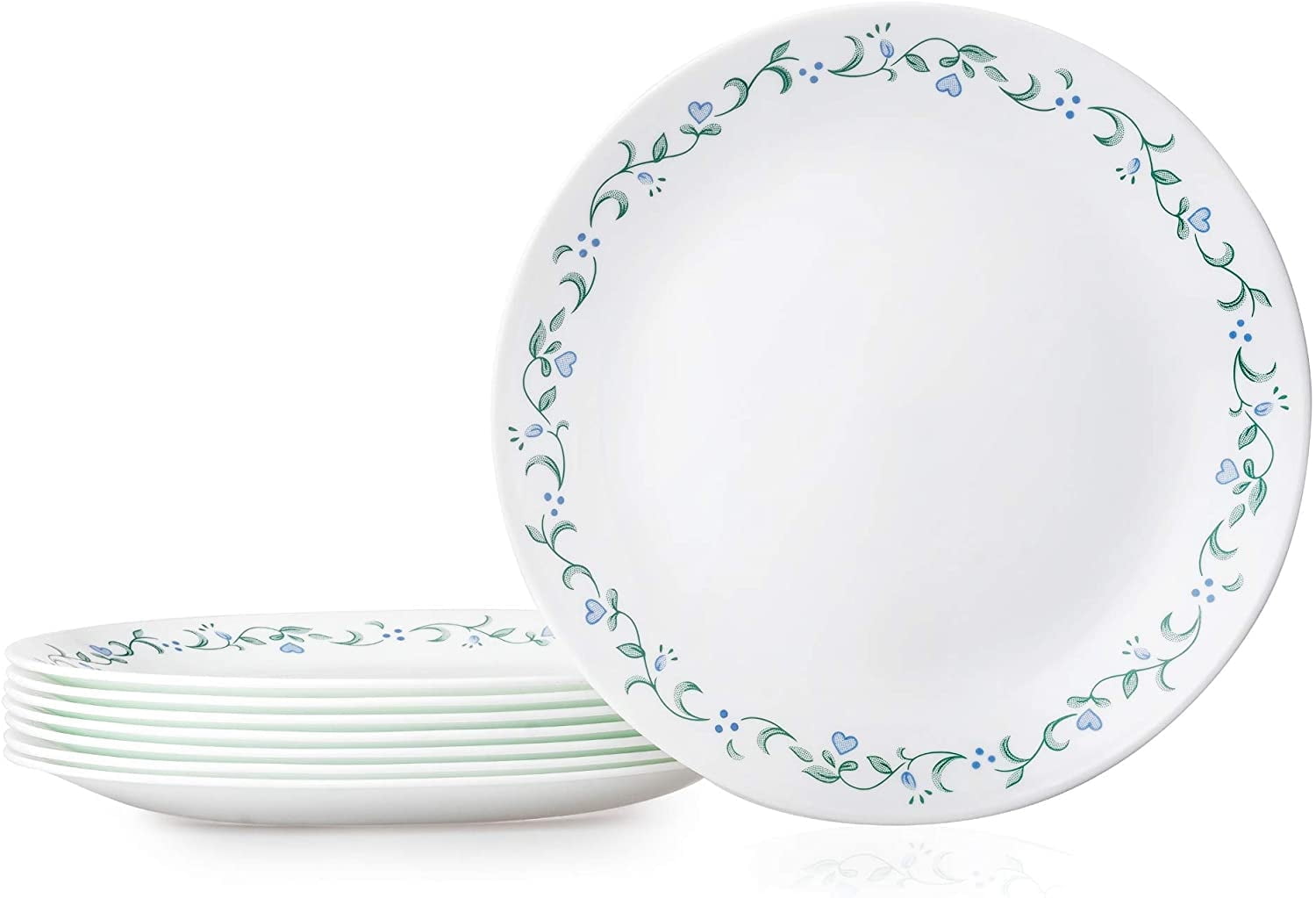 Corelle Vitrelle 8-Piece Dinner Plates Set, Lightweight, Chip Resistant ...