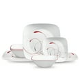 Corelle Splendor, Square, 12 Piece, Dinnerware Set - Walmart.com