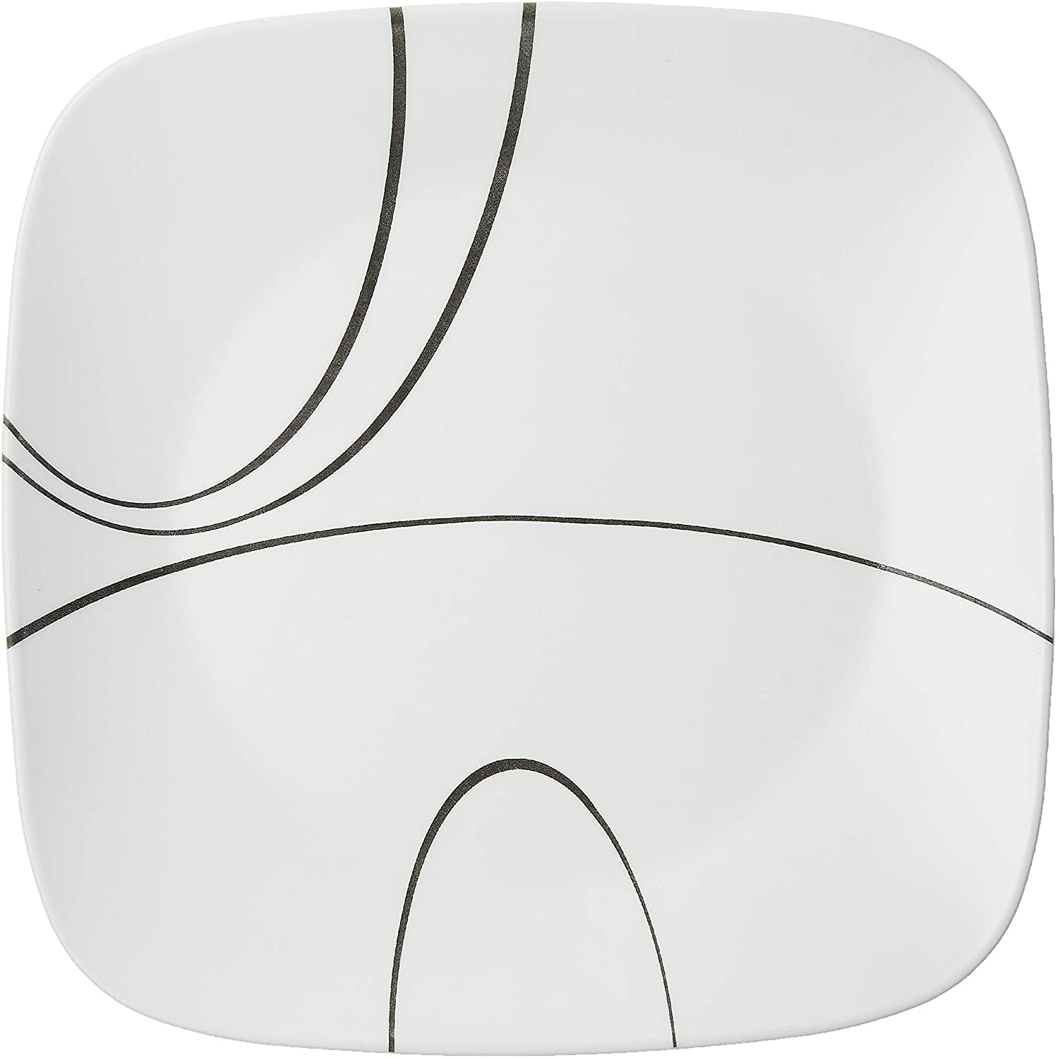 Corelle Square Simple Lines 10-1/2-Inch Plate Set (6-Piece) - Walmart.com