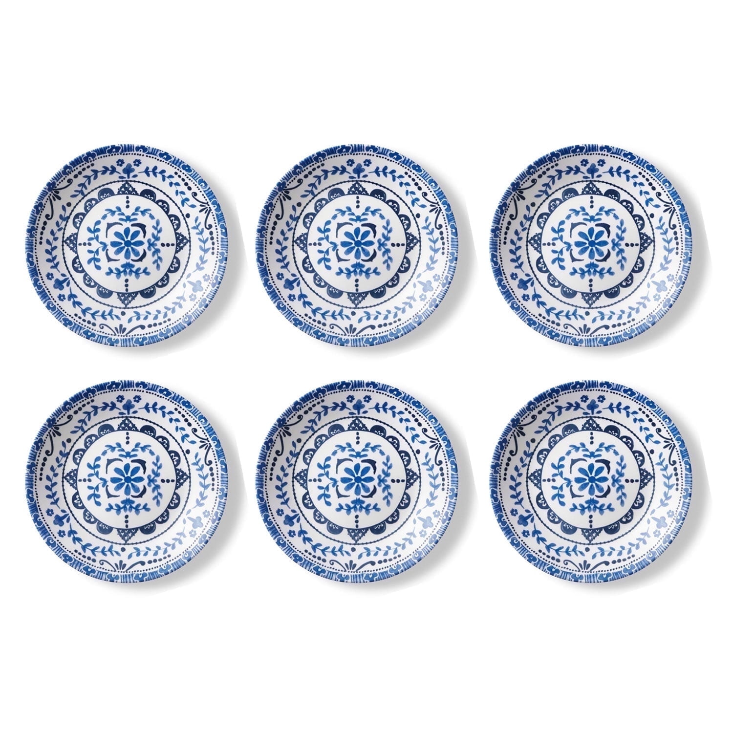 Corelle Vitrelle Appetizer Plates Set, Triple Layer Glass and Chip ...