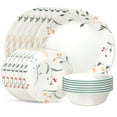 Corelle Wildflower Dinnerware Set, 18-Piece, Chip Resistant ...