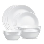 Better Homes & Gardens Rave Square Dinnerware, Red, Set Of 16 - Walmart.com