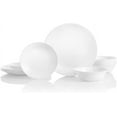 Corelle Winter Frost White Dishes, 18-Piece Dinnerware Set, Service for ...