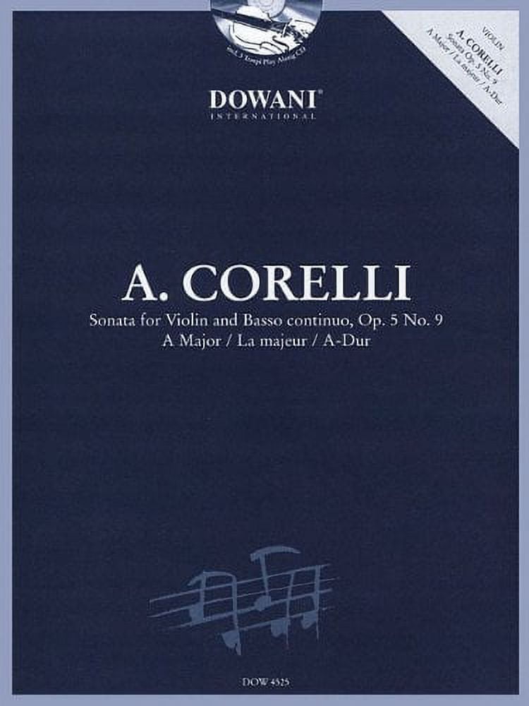 Corelli: Sonata, Op. 5, No 9 in A Major: for Violin Basso Continuo - Walmart.com