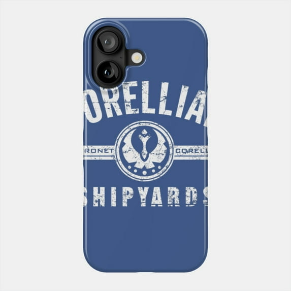 Corellian Shipyards Classic Sci Fi Retro iPhone 11–17 Protective Phone ...