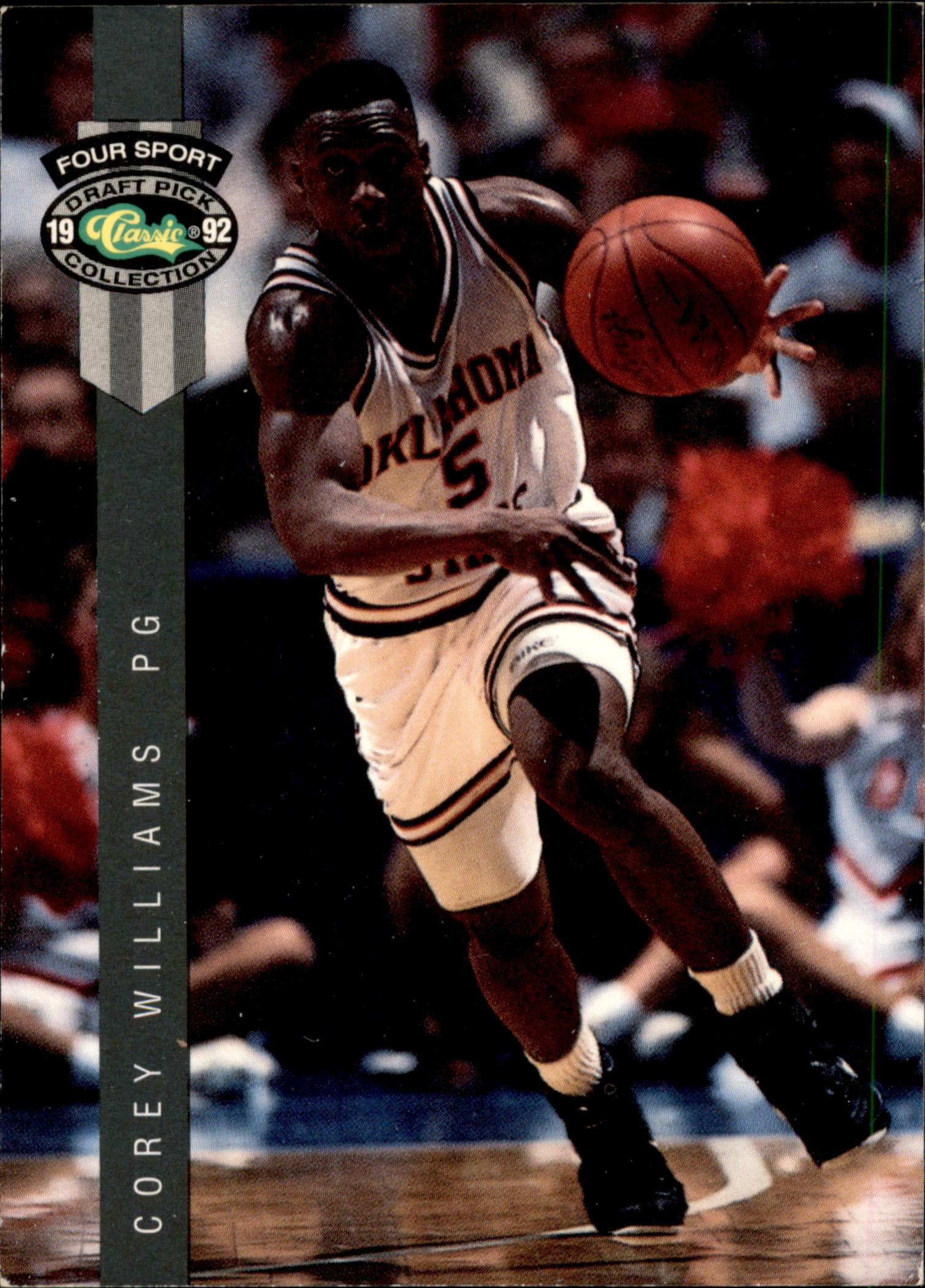 Corey Williams #59 1992 Classic Four Sport - Walmart.com