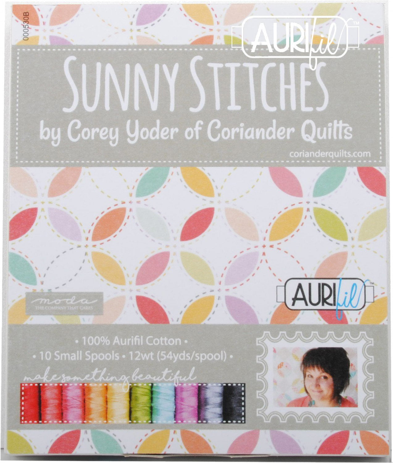 Corey Yoder Sunny Stitches Aurifil Thread Kit 10 Small Spools 12 Weight ...