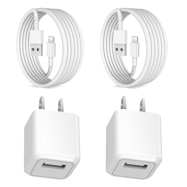 Coreykin Wall Charger with Cable-2-Pack Compatible with iPhone 14/14 ...