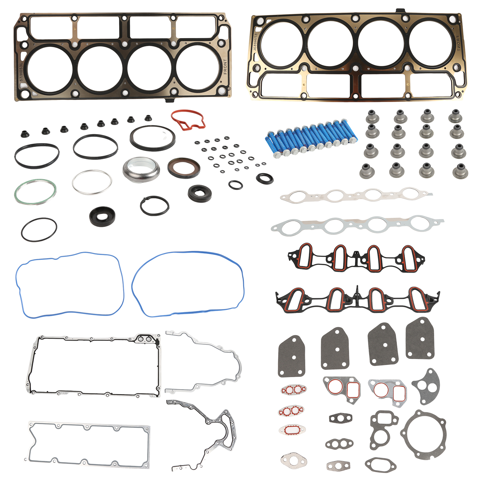 Corfhy Head Gasket Set Compatible for Chevy Avalanche Silverado Tahoe ...