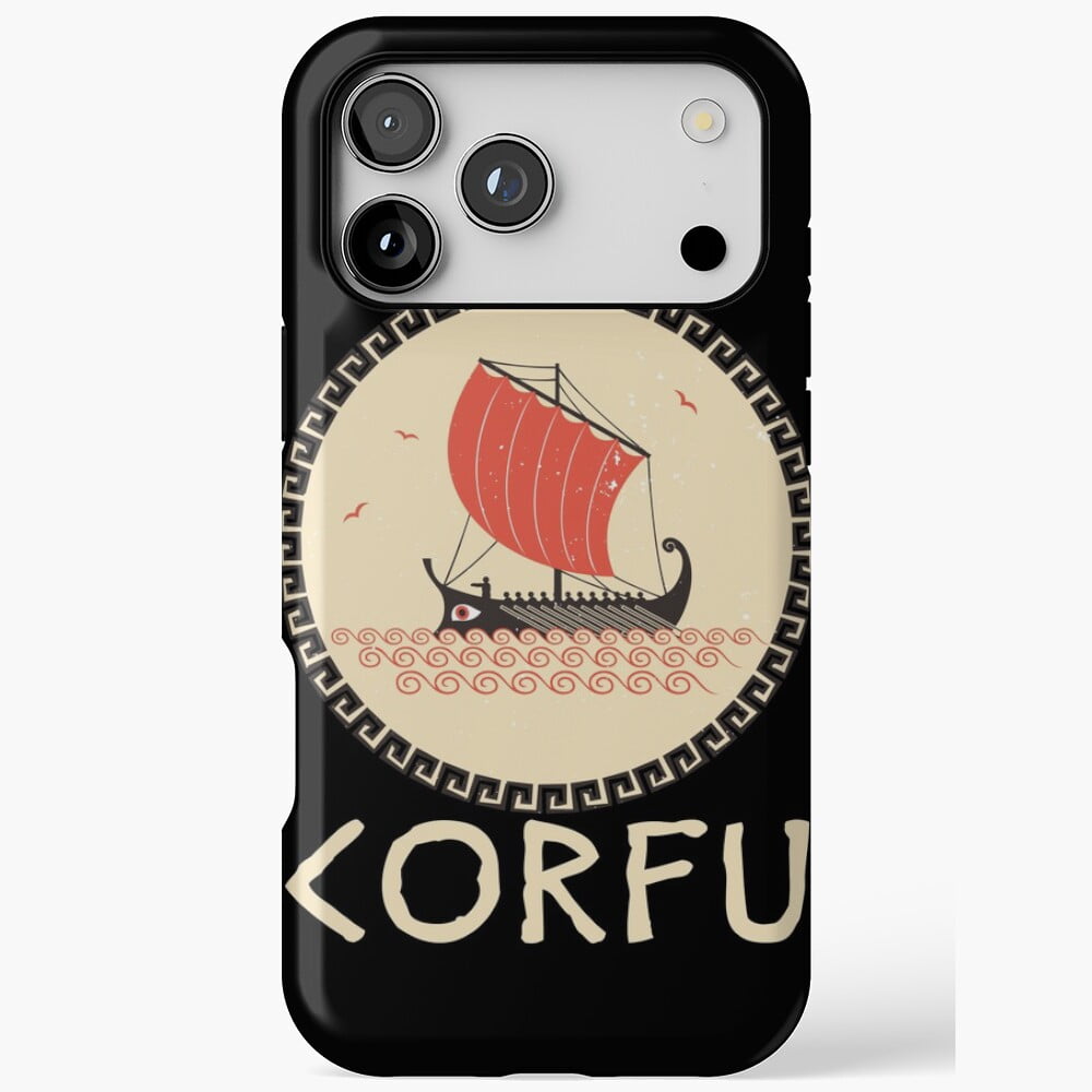 Corfu Greece Sailboat Ionian Sea For iPhone 11-17 Pro Max Phone Tough ...
