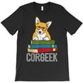 Corgeek Book Lover Welsh Corgi Funny Nerd Dog Lover Reading Hobby ...