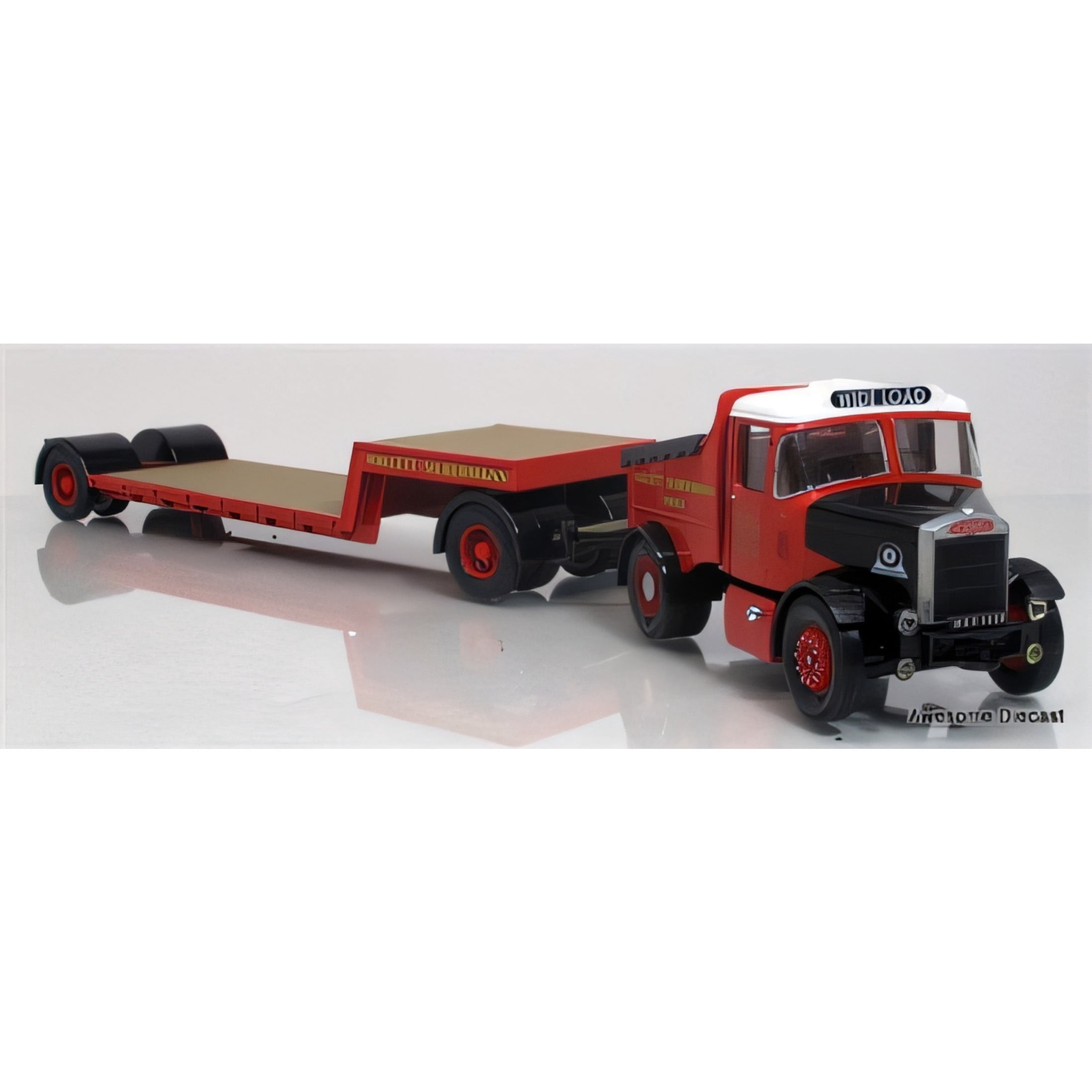 Corgi 1:50 Scammell Highwayman Ballast W/ Low Loader: Hallett ...