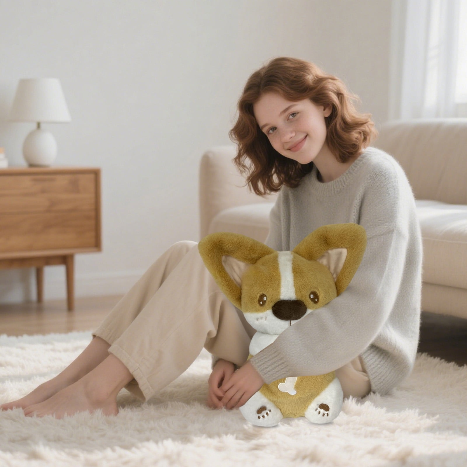 The Corgi Accompany The Corgi Hug Motion Emotional On Demand Realistic ...