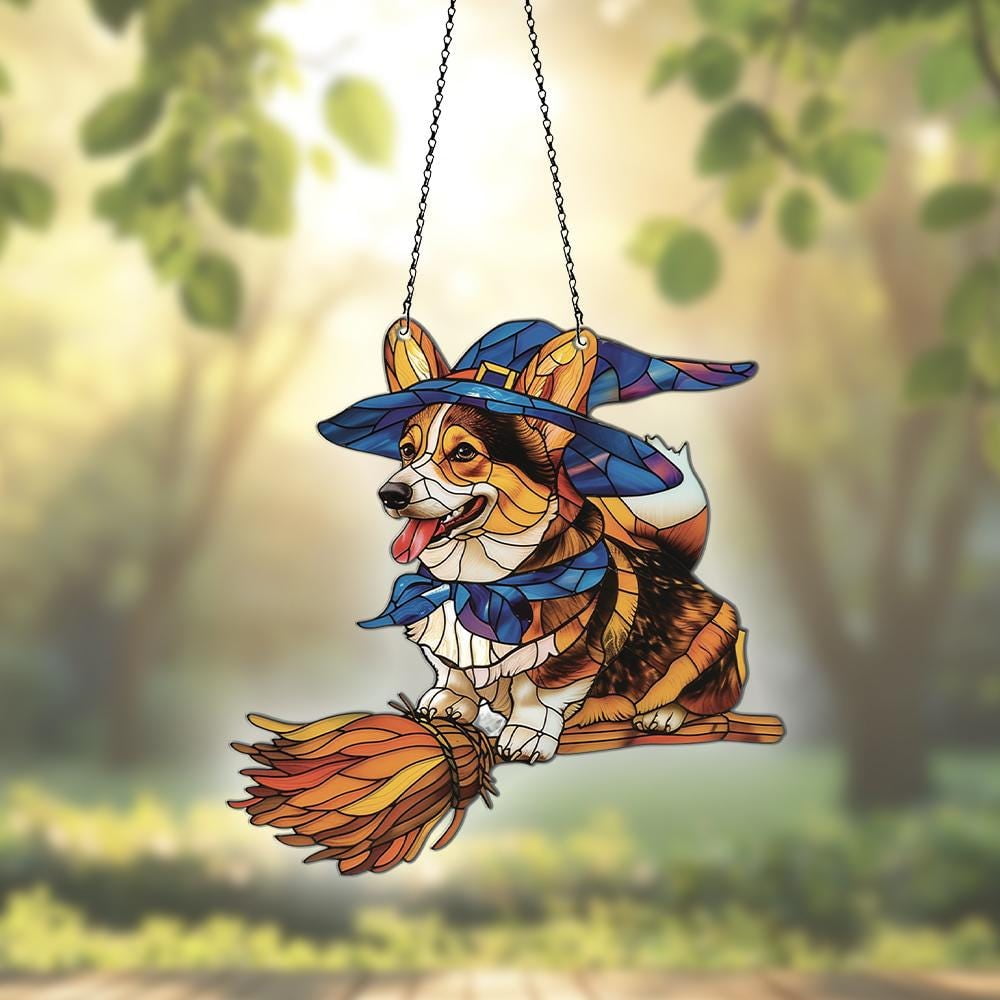 Corgi Acrylic Suncatcher Window Hanging, Corgi Ornaments, Corgi Decor ...