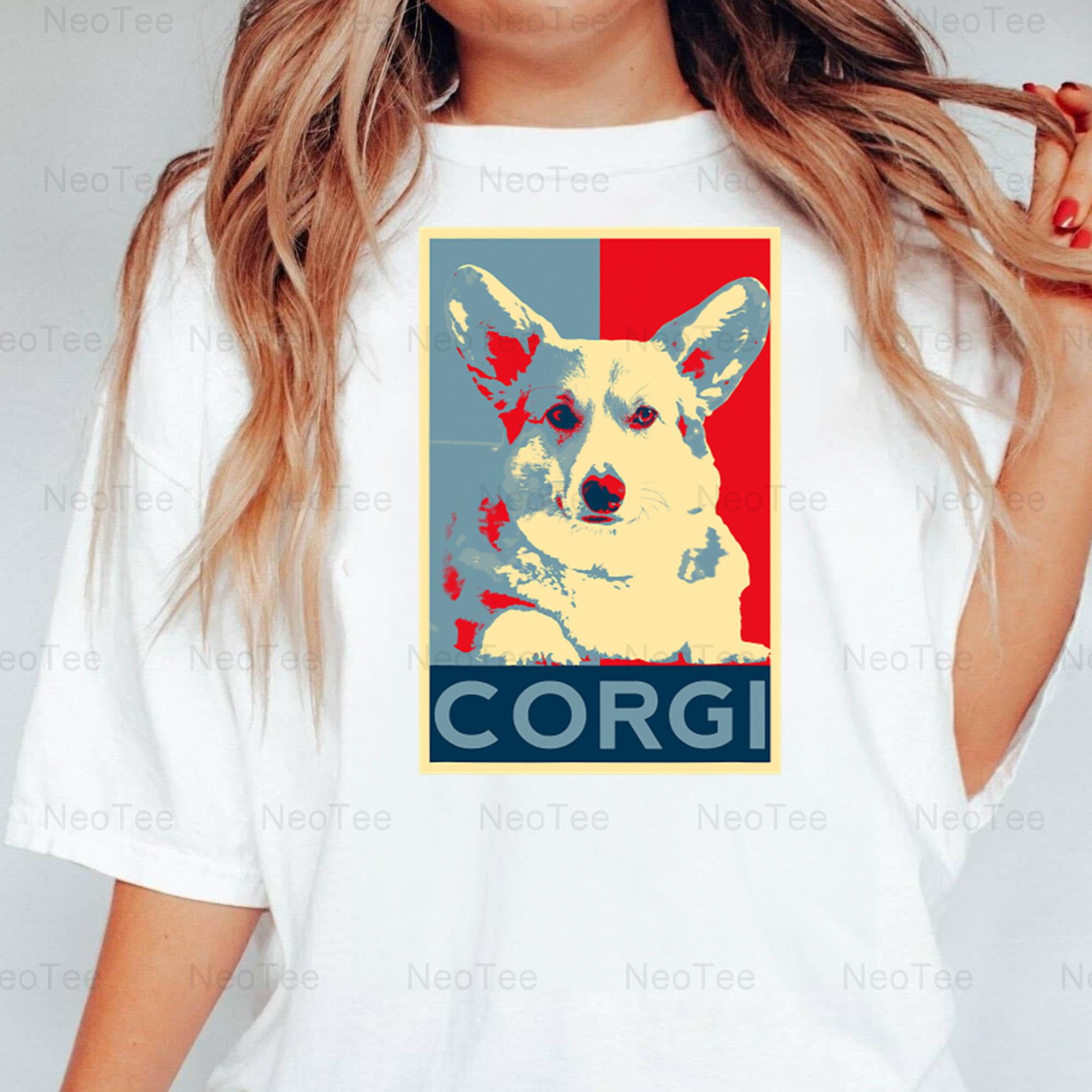 Corgi Art Dog Art For Fans of Corgis Welsh Pembroke Cardigan Cute Pet T ...