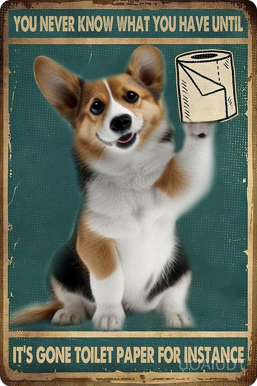 Corgi Bathroom 35 Pieces Wooden Jigsaw Puzzles For Adults- Remember To ...