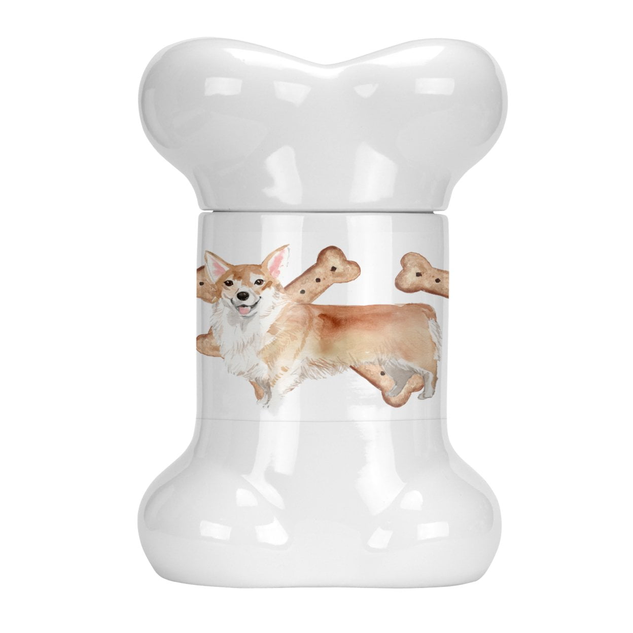 Corgi Bone Shaped Treat Jar - Walmart.com