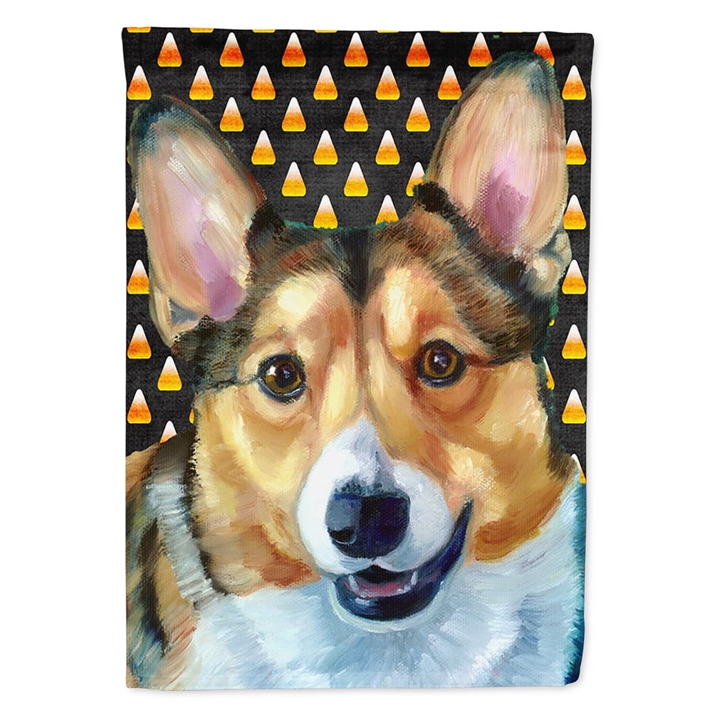 Corgi Candy Corn Halloween Garden Flag - Walmart.com