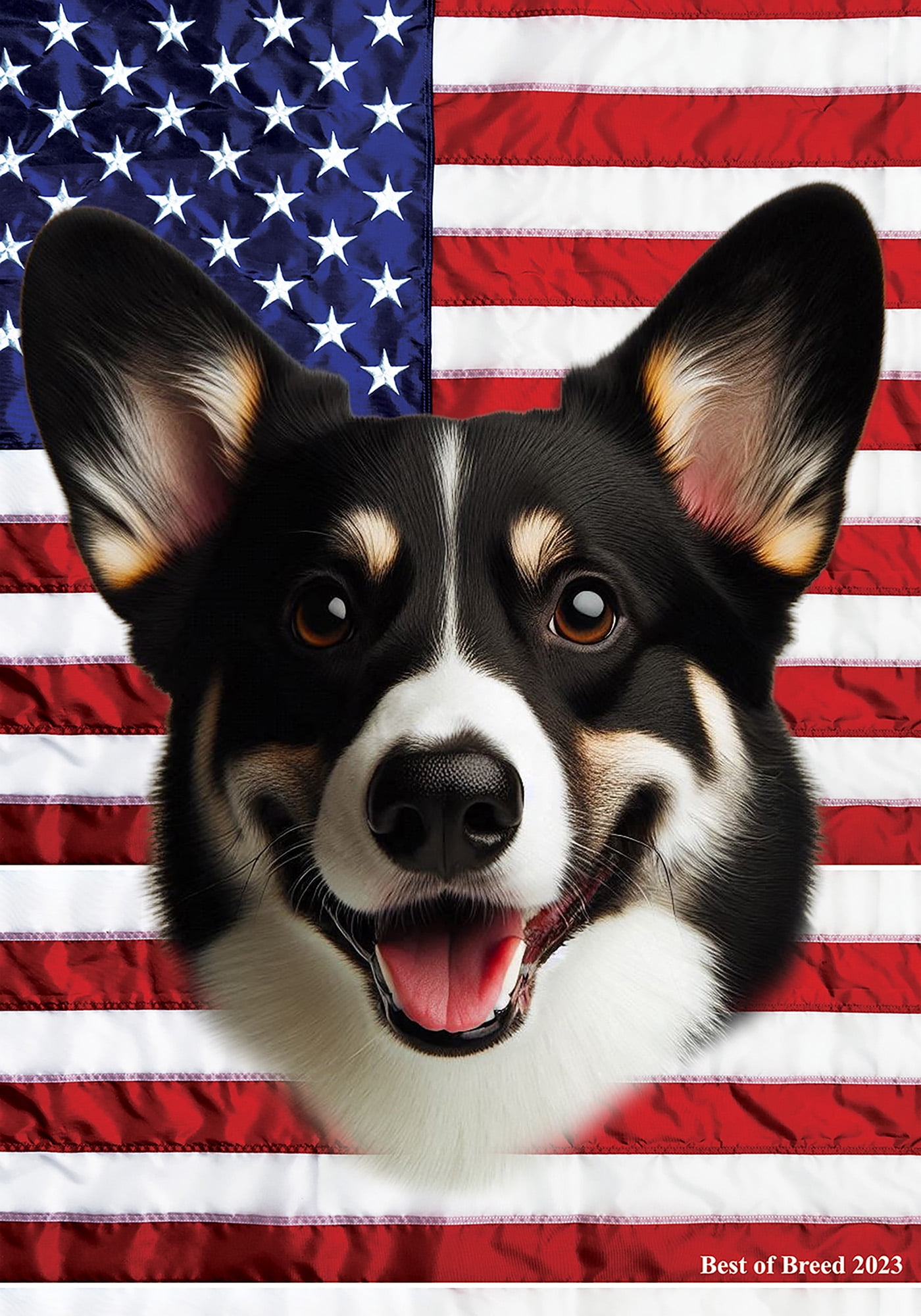 Corgi Cardigan Black/White - Best of Breed All-American Patriotic III ...