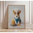 Corgi Chef Pancake Cute Dog Kitchen Funny Breakfast Animal Decor ...