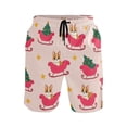 Corgi Christmas Tree Pattern Mens Swim Trunks Quick Dry Board Shorts ...