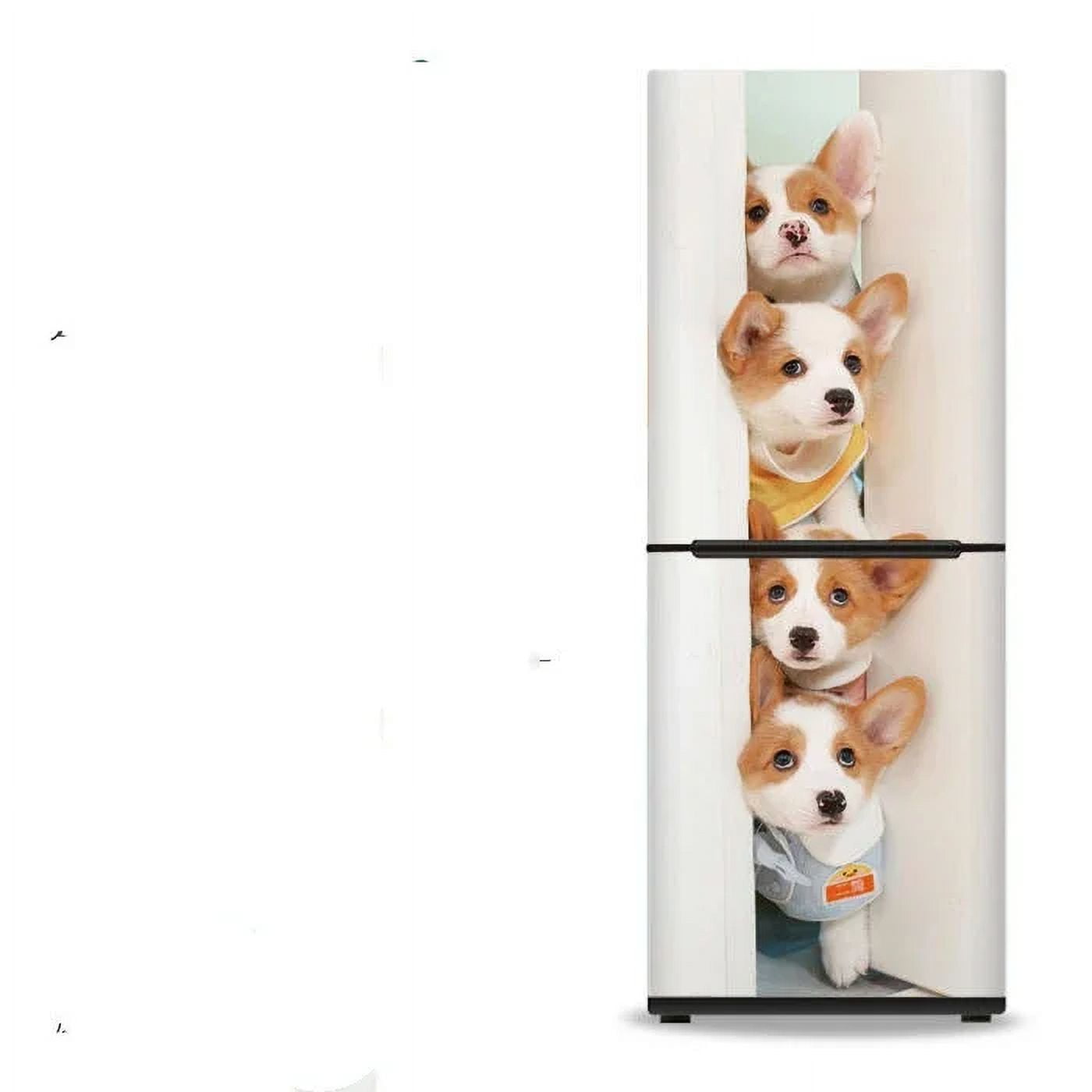 Corgi Cub Animal Pup Fridge Sticker Pet Puppy Refrigerator Stickers ...