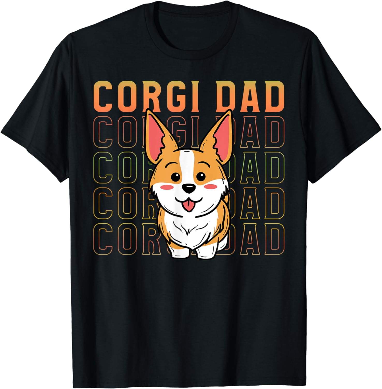 Corgi Dad T-Shirt - Walmart.com
