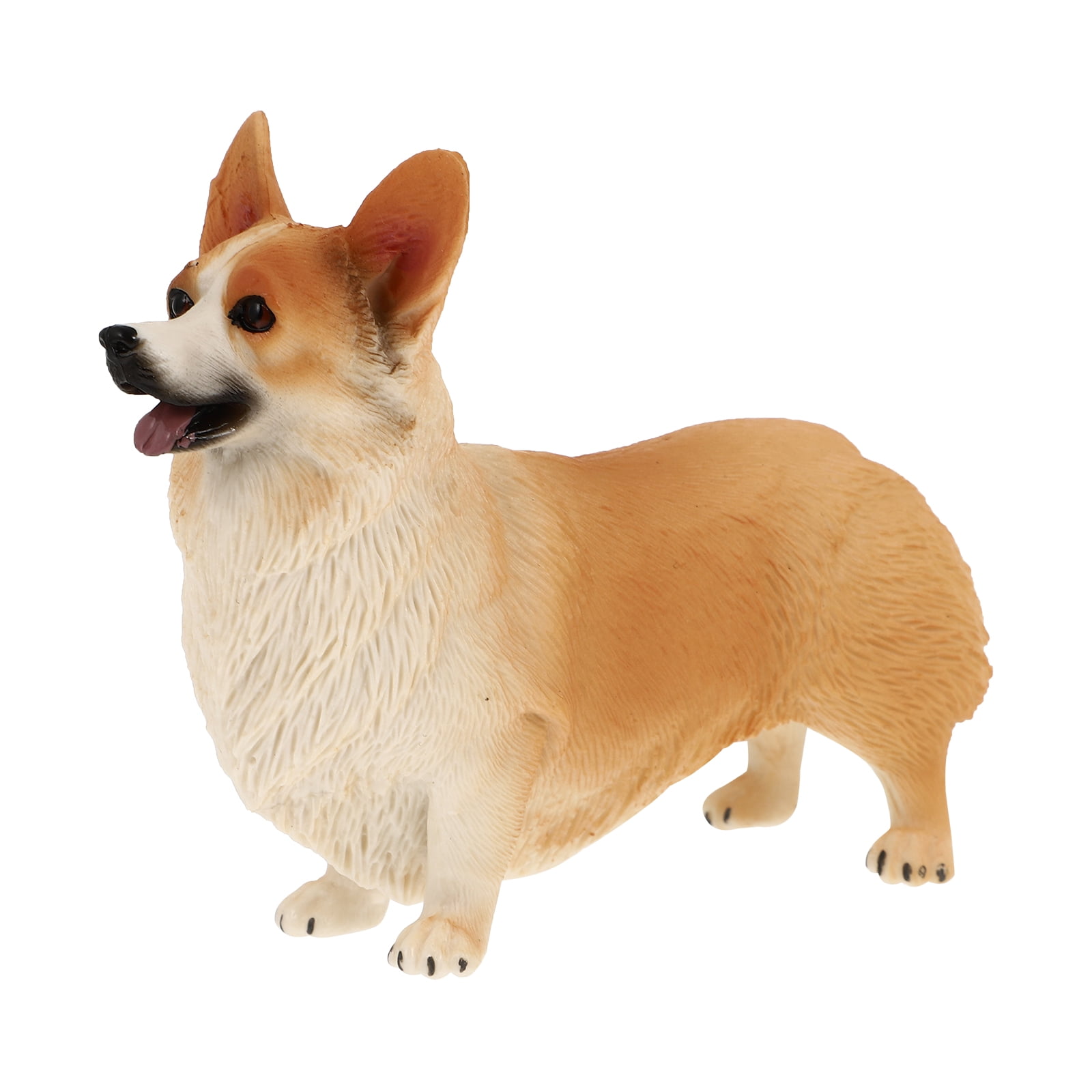 Cute Corgi Dog Model Decoration Made of Plastic for Home Office or Car ...