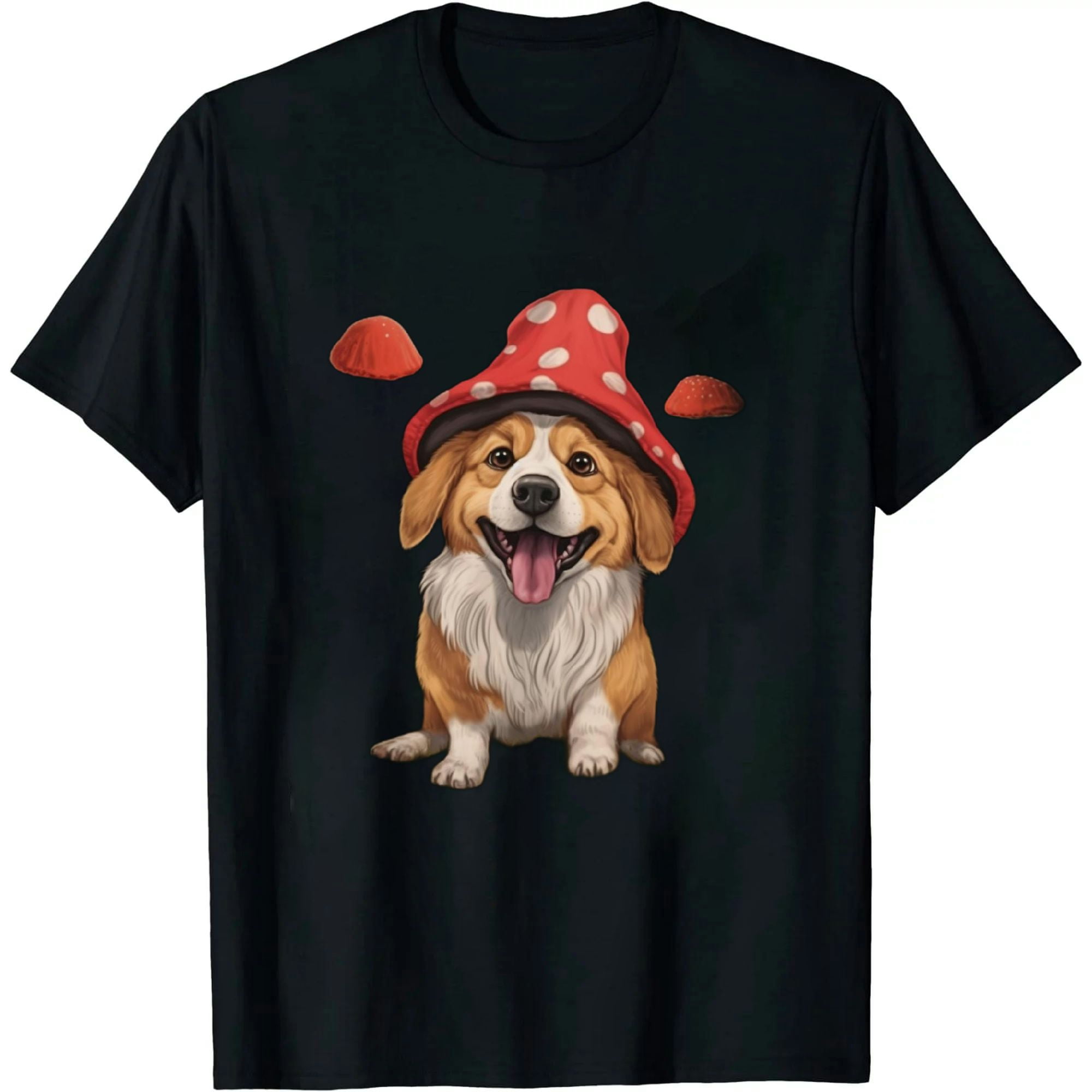 Corgi Dog Cottagecore frog Aesthetic Men Women Graphic T-Shirt ...