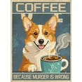 Corgi Dog Diamond Painting Kits for Adults,Corgi Dog Drinks Coffee Full ...