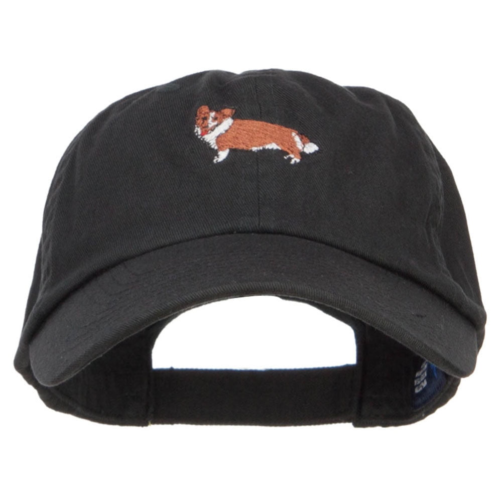 Corgi Dog Embroidered Low Cap - Black OSFM - Walmart.com