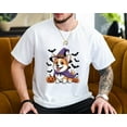 Corgi Dog T-shirt Scary Pumpkin Bat Funny Witch Hat Halloween Gift, for ...
