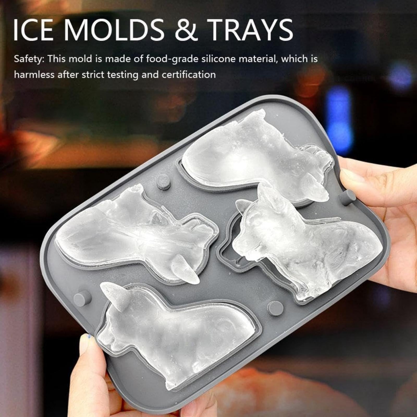 Corgi Dog gifts 3D Ice Cube Mold Fun Shapes, Large Craft Dog Ice Mold ...
