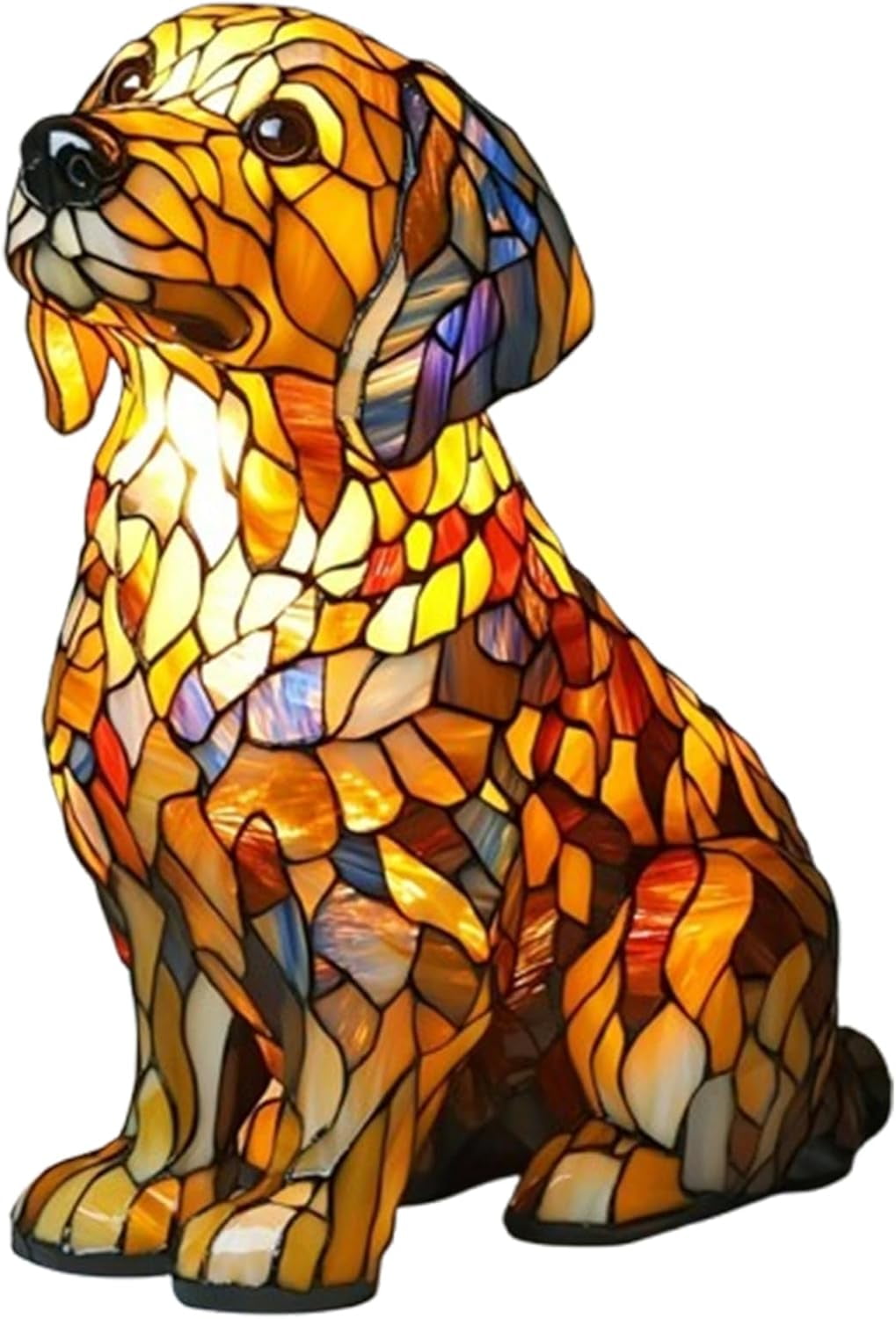 Corgi Lamp and Pug Lamp, Corgi Dachshund Lamps, Stained Resin French ...