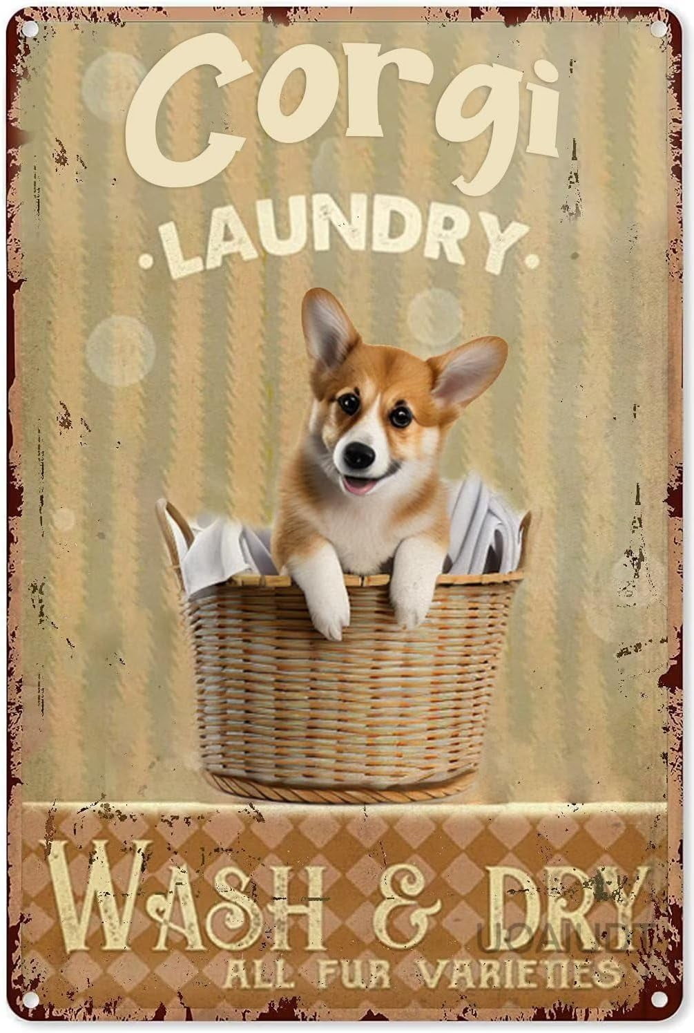 Corgi Laundry Room Jigsaw Puzzles 300 Piece For Adults - Wash & Dry All ...
