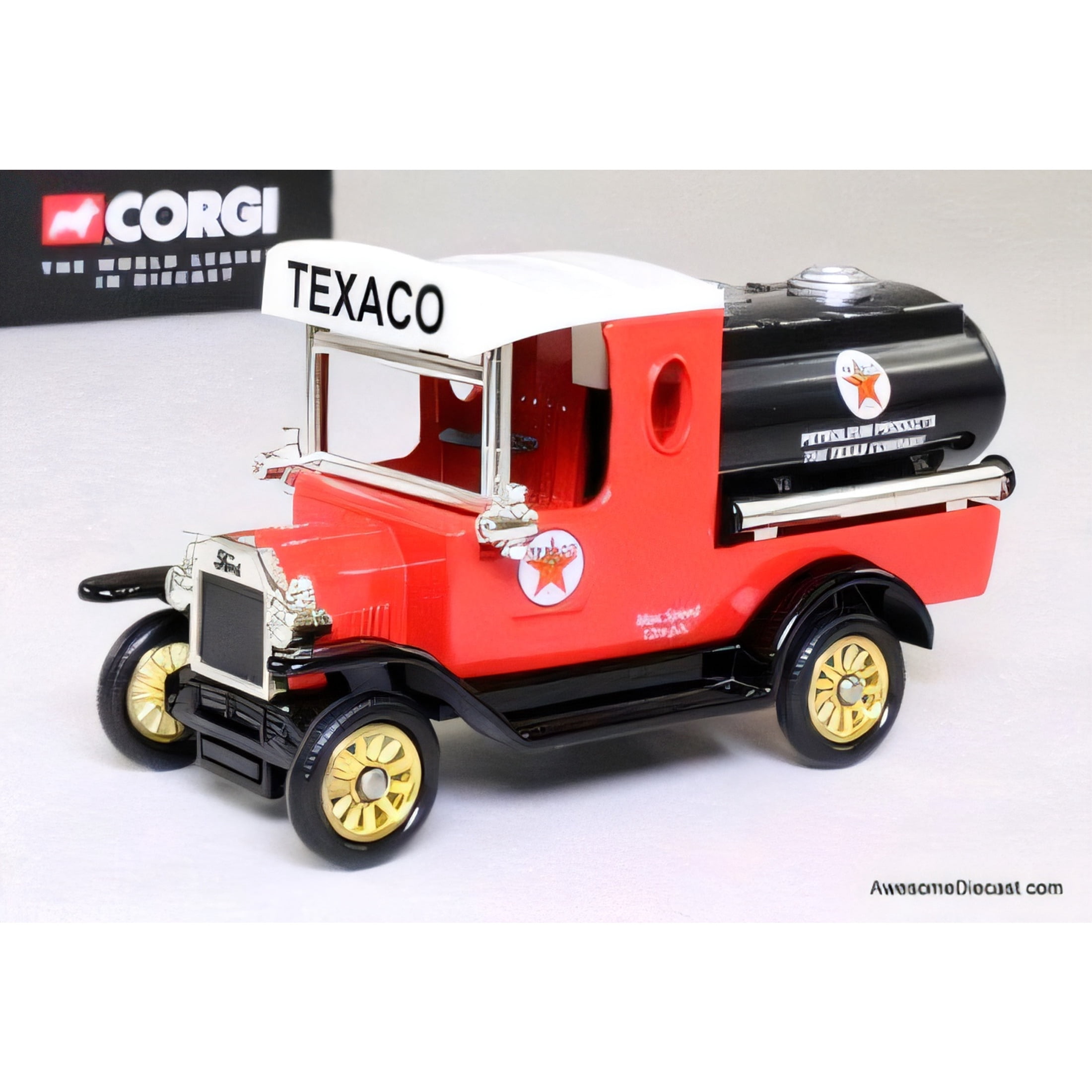 Corgi Model T Ford Tanker - Texaco Petroleum - Diecast Model Truck ...