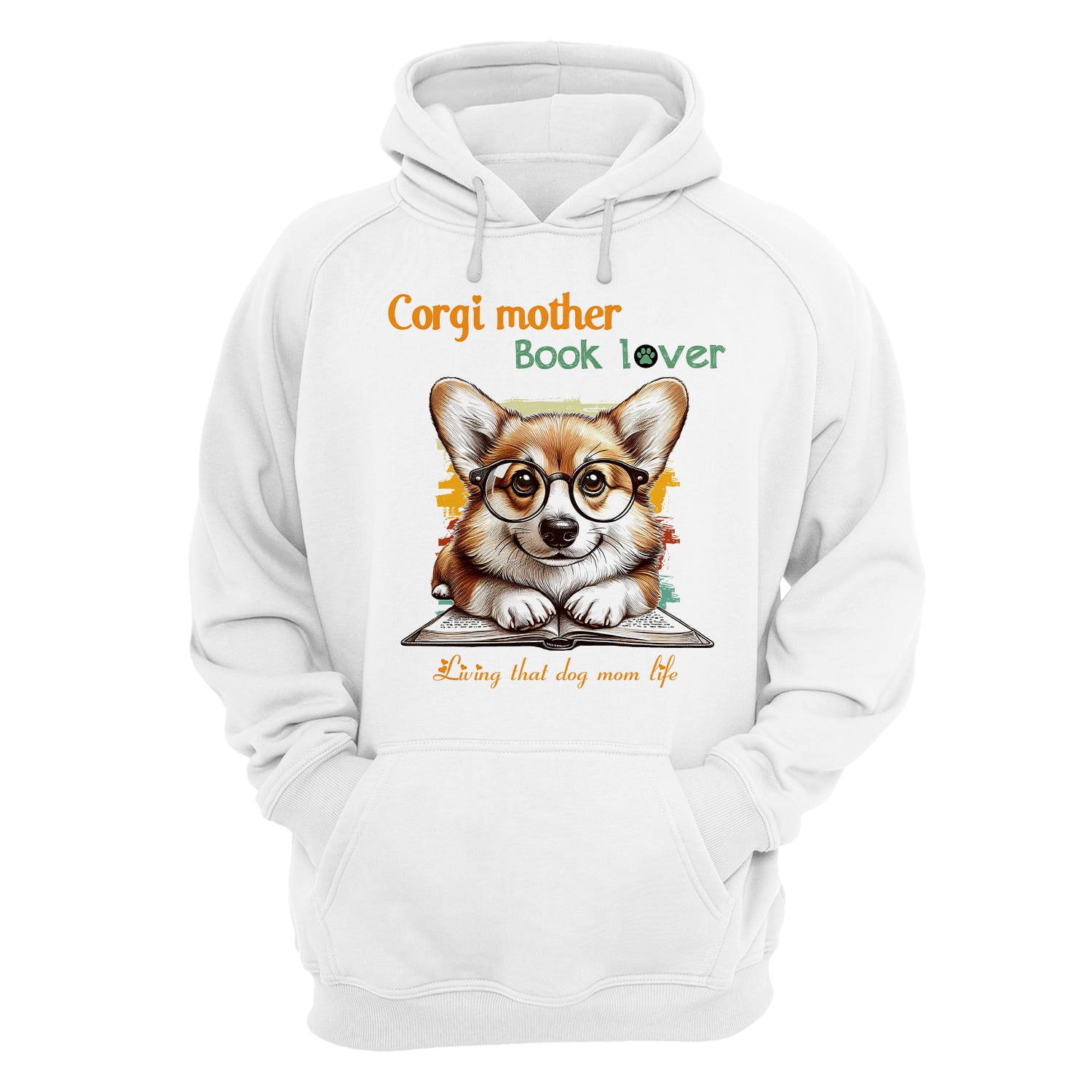 Corgi Mother Book Lover Living That Dog Mom Life Happy Mother's Day ...