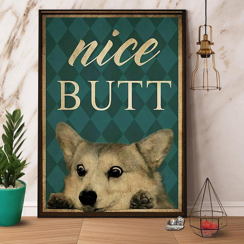 Corgi Nice Butt Paper Poster No Frame Matte Wall Art Decor 24 x 36 Inch ...
