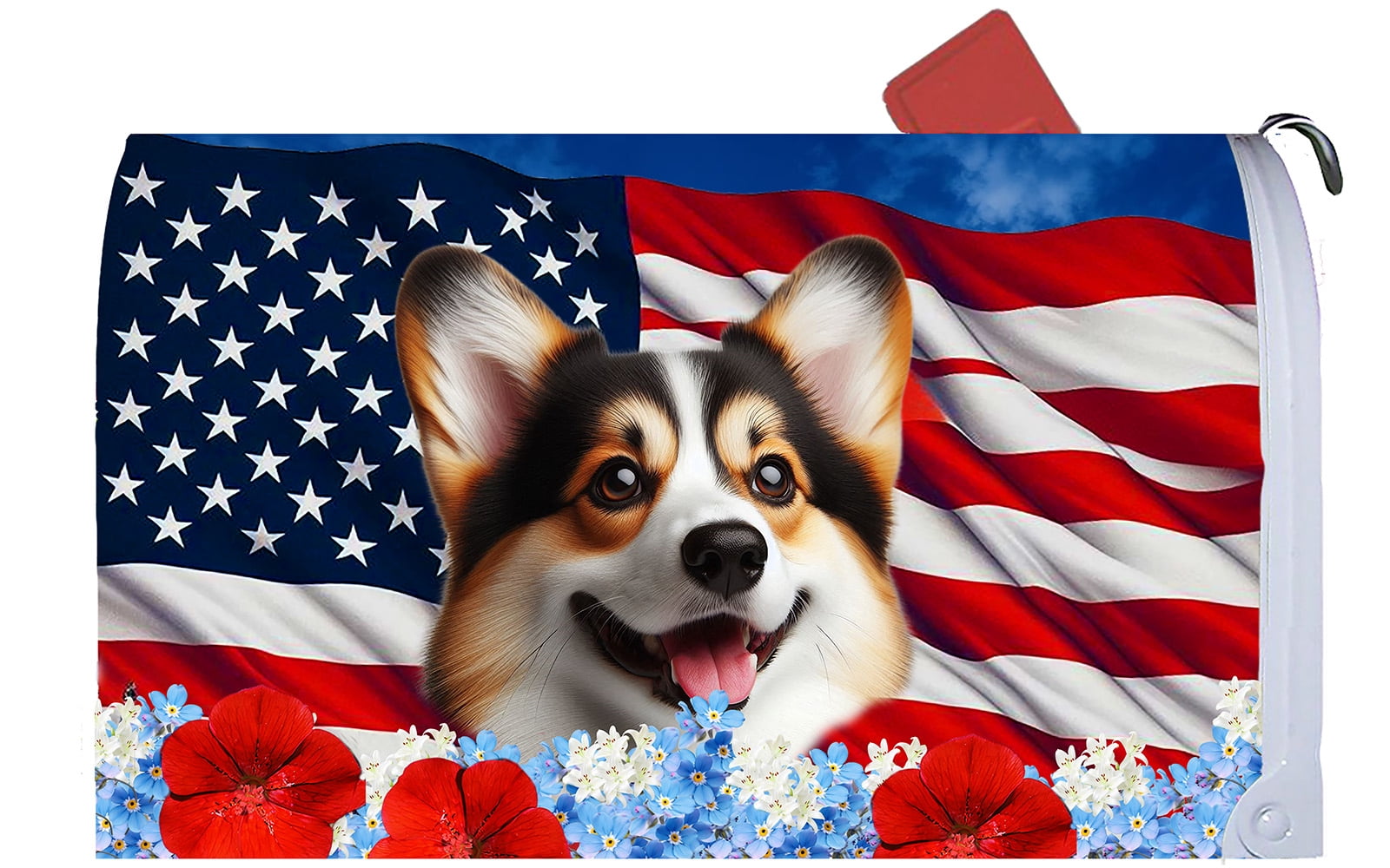 Corgi Pembroke Welsh Open Tri - Best of Breed Patriotic Dog Breed Mail ...