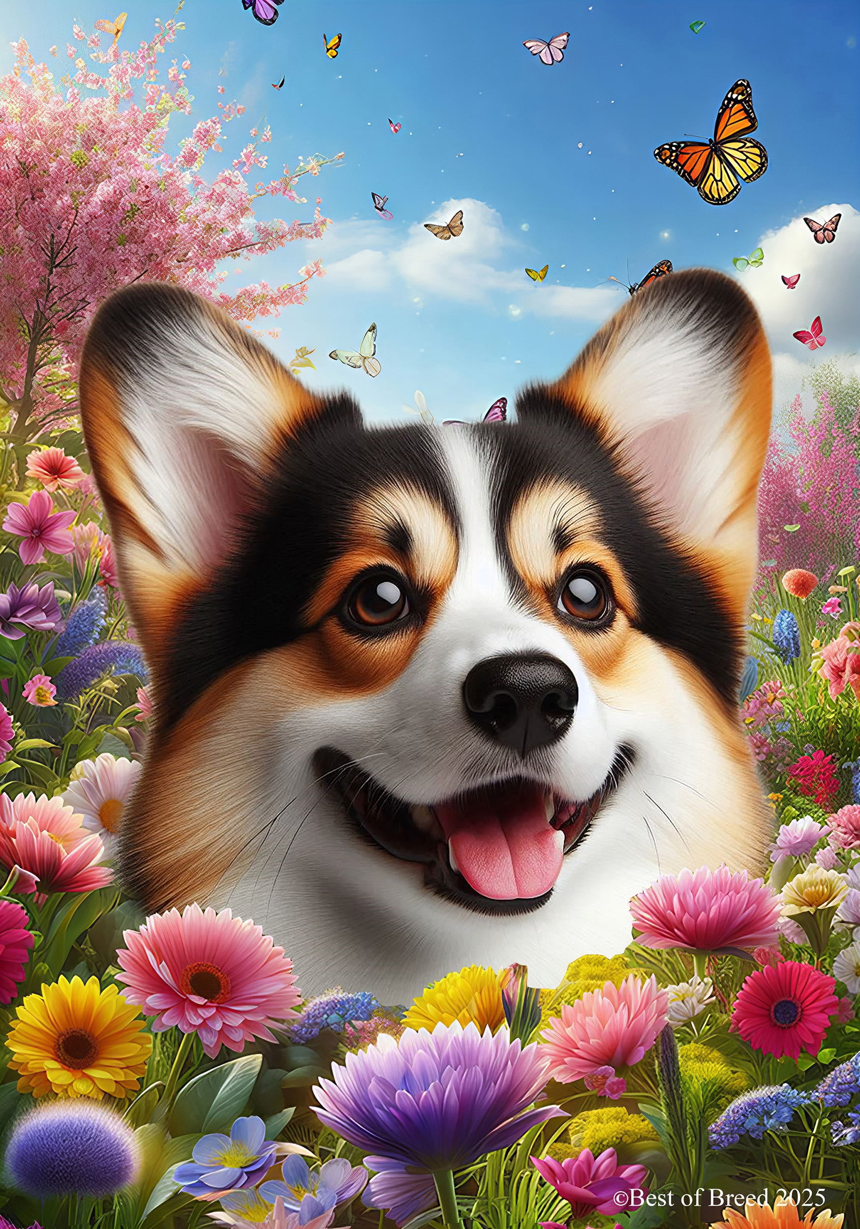 Corgi Pembroke Welsh Open Tri - Best of Breed Spring Butterfly House ...