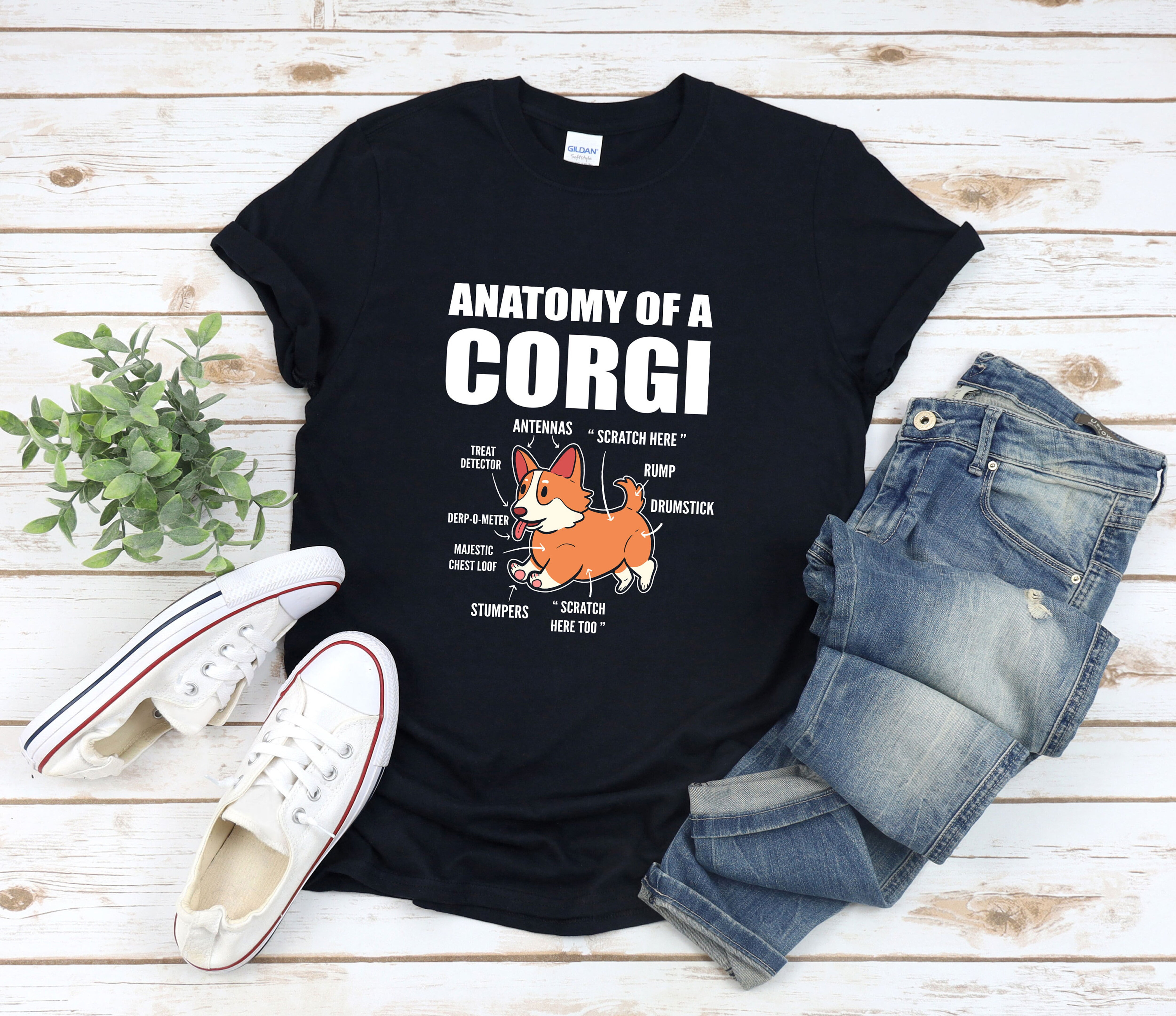 Corgi Shirt, Anatomy Of A Corgi, Funny Corgi Shirt, Cute Corgi Shirt, Corgi Dog Shirt, Funny Dog ...